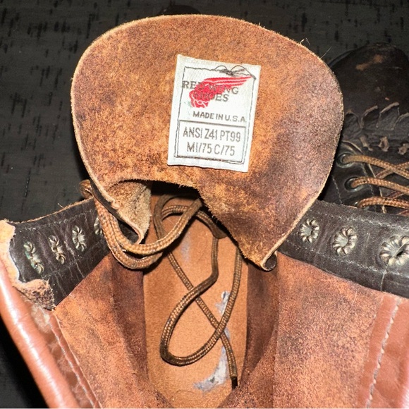 Red Wing Shoes | Shoes | Vintage Red Wing Made In Usa 445 Leather ...